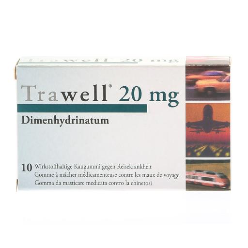 Trawell chewing gums dragées, mal des transports | abilis.ch