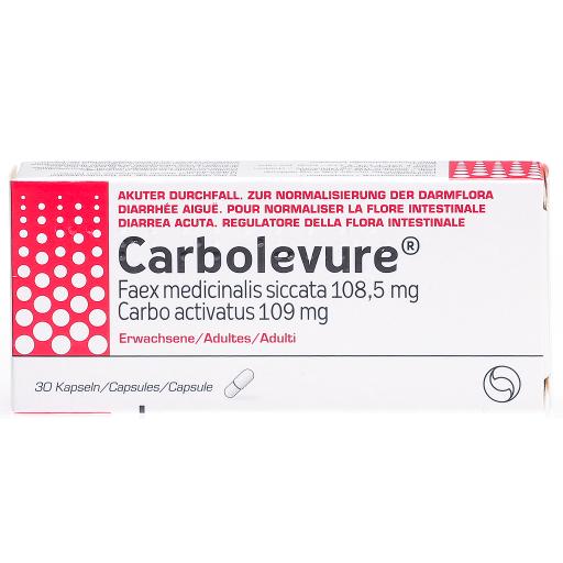 Carbolevure capsules adultes 30 pièces | abilis.ch