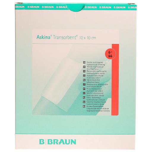 ASKINA Transorbent pansement mousse 10x10cm 10 pièces | abilis.ch
