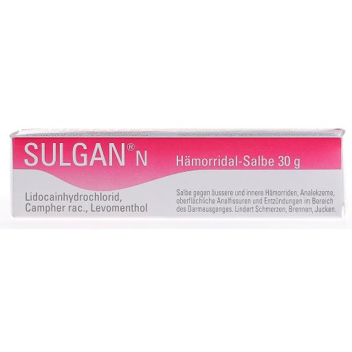 Sulgan N, onguent antihémorroïdal | abilis.ch