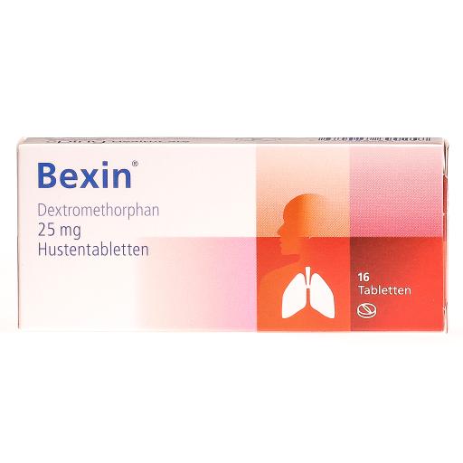 Bexine comprimés contre la toux 25 mg 16 pièces