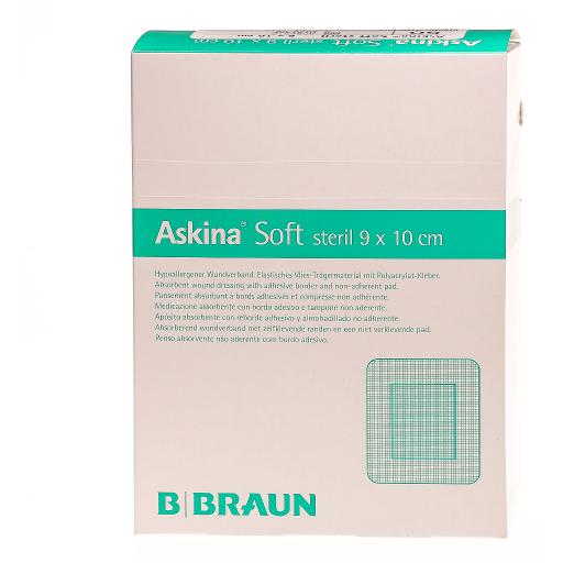ASKINA Soft pansement adhésif 10x9cm stéril 50 pièces | abilis.ch