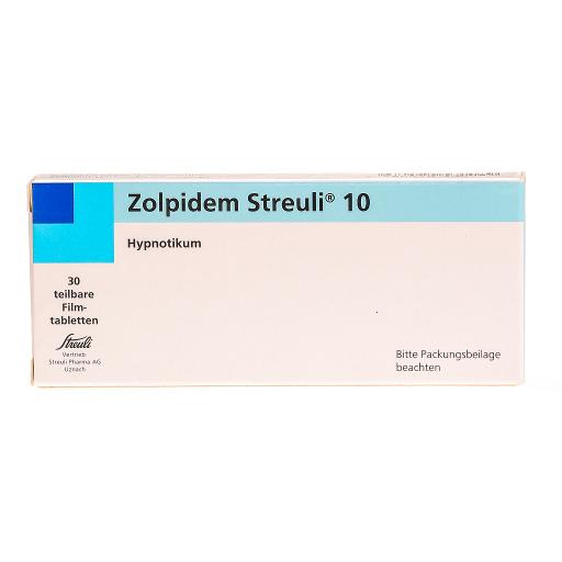 Zolpidem Streuli cpr pell 10 mg 30 pce