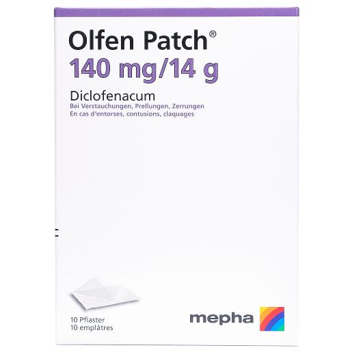 Olfen patch emplâtre, douleurs et inflammation | abilis.ch