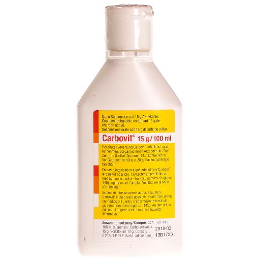 Carbovit, en cas d'intoxications aiguës | abilis.ch