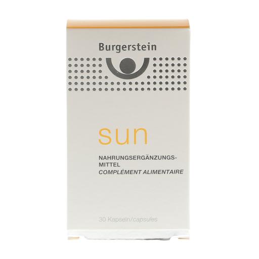 Burgerstein sun est un complément alimentaire | abilis.ch