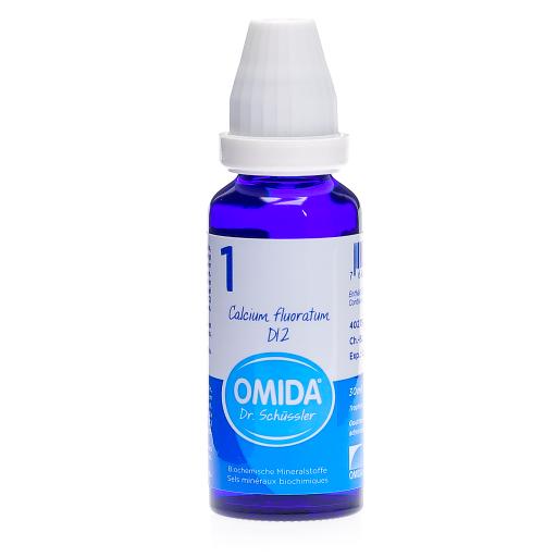 Omida Schüssler no1 calcium fluoratum dilution 12 D flacon 30 ml | abilis.ch